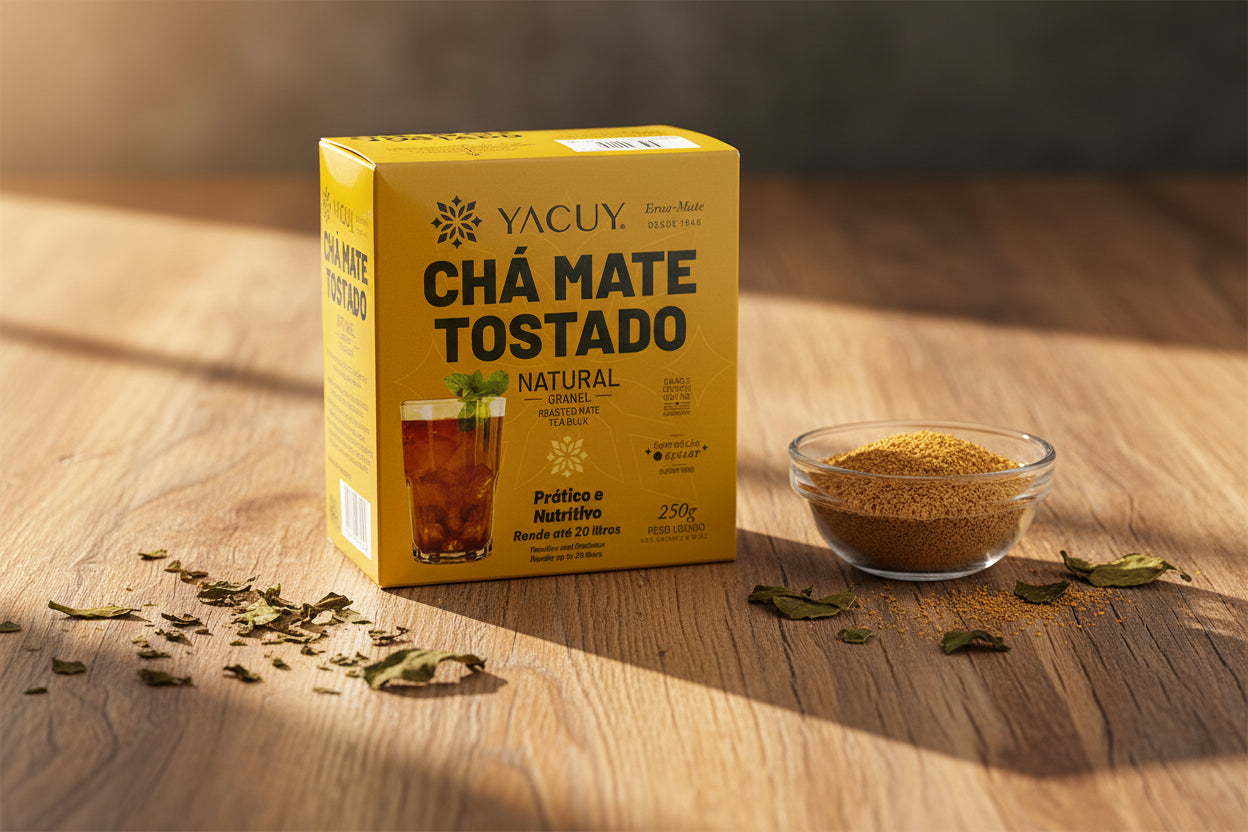 Cha Mate Vacuo Tostado Pura Folha 250g - Yacuy – Nativo.ae